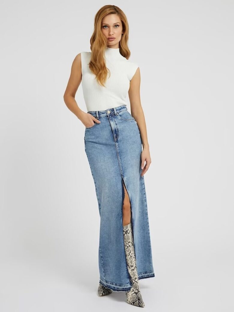 Gonne lunghe di jeans: 7 modelli trendy per la primavera